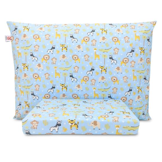 Jogo De Lençol Solteiro Plano Infantil 100% Algodão Menino Menina 2 ...