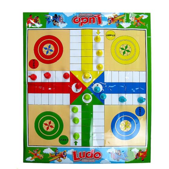 Jogo De Ludo Tabuleiro C/ 1 Dado E Pinos - Ark Toys - Jogos de ...