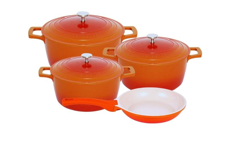 Jogo de Panela Cerâmica 4 Peças Cook&Chef Mimo Style Indução - Jogo de ...