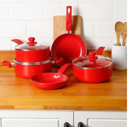 Jogo De Panelas Color Day 5 Peças Vermelha La Cuisine - LA CUSINE ...