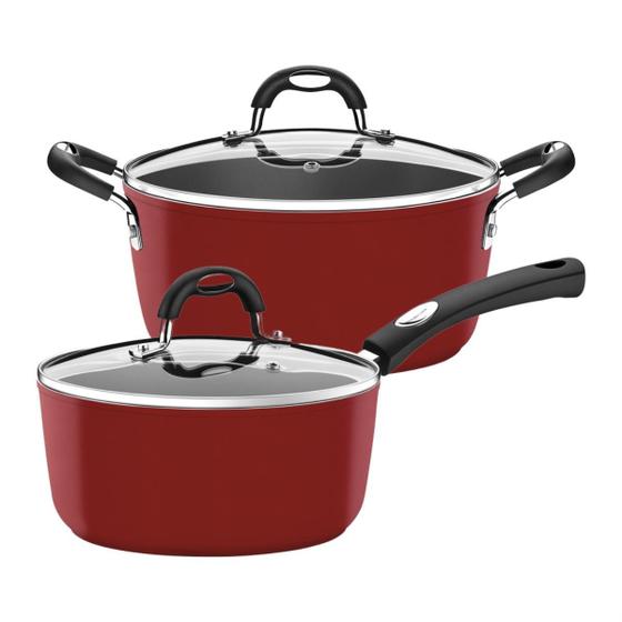 jogo de panelas tramontina monaco caçarola 2,6L panela 2,6L - Jogo de ...