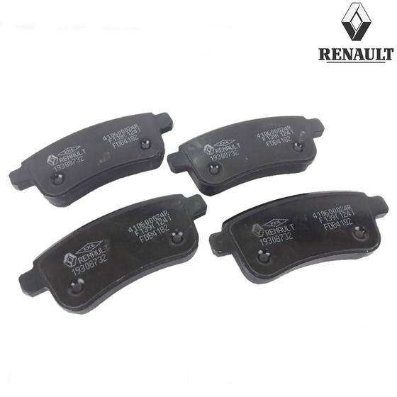 Jogo de Pastilhas do Freio Traseiro Original Renault Duster e Renault ...