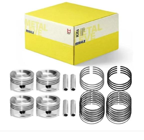 Jogo de pistão com aneis de segmento - Premio/Elba/Uno - Motor Sevel 1. ...