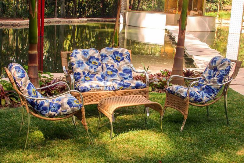 Jogo De Poltronas Guanabara, Jardim, Área, Piscina, Varanda - Trama ...