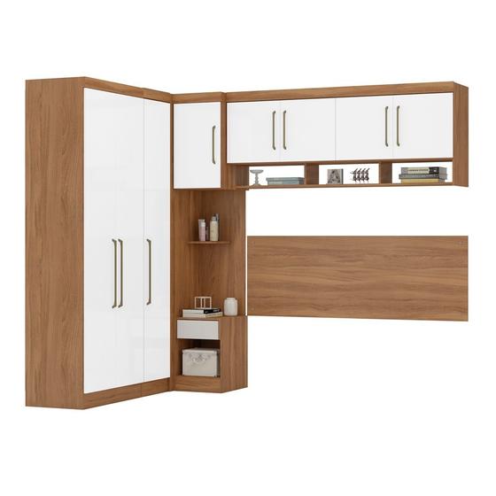 Jogo de Quarto Casal Completo Modulado Módena 03 - Demóbile - Quarto ...