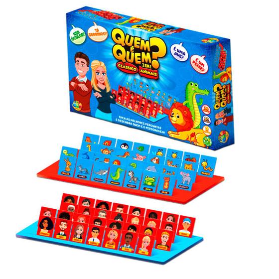 Jogo de Quem é Quem de tabuleiro Infantil - GGB Brinquedos - Jogos de ...
