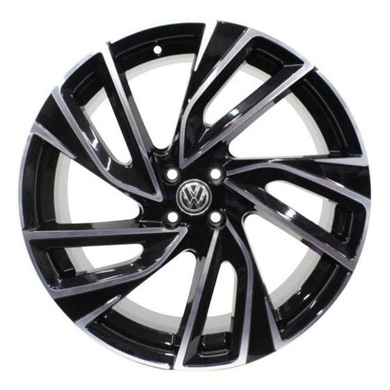 Jogo de Rodas Volkswagen Golf GTI Aro 15x6 4x108 ET38 K72 Preto ...