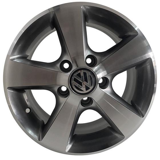 Jogo de Rodas Volkswagen Kombi Edition Aro 14x6 5x112 ET27 L1 Prata ...