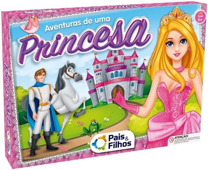 Jogo de Tabuleiro Aventuras De Uma Princesa - 2865 - Pais & Filhos - Jogos de Tabuleiro ...