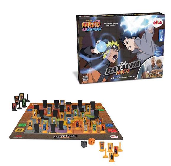 Jogo de Tabuleiro Batalha Ninja Naruto Shippuden - Elka - Jogos de ...