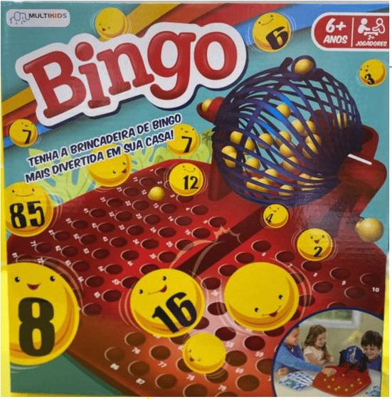 Jogo De Tabuleiro - Bingo MULTIKIDS - Jogo Bingo - Magazine Luiza