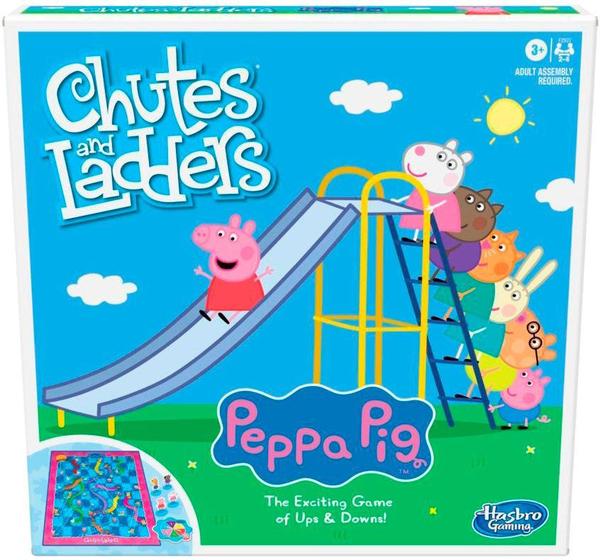 Jogo De Tabuleiro Hasbro Gaming Chutes And Ladders Peppa Pig F2927 ...