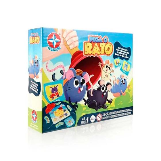 Jogo de Tabuleiro Infantil - Pega o Rato - Estrela - Jogos de Tabuleiro ...