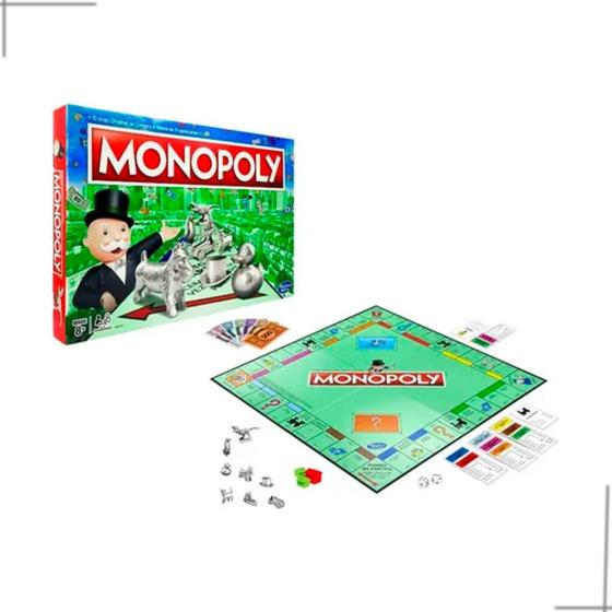Jogo De Tabuleiro Monopoly Clássico Hasbro C1009 - Jogos de Tabuleiro ...