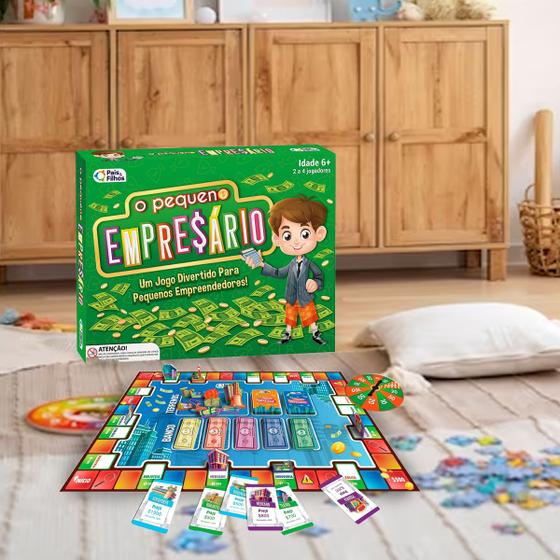 Jogo de tabuleiro O Pequeno Empresário. - Pais & Filhos - Jogos de ...