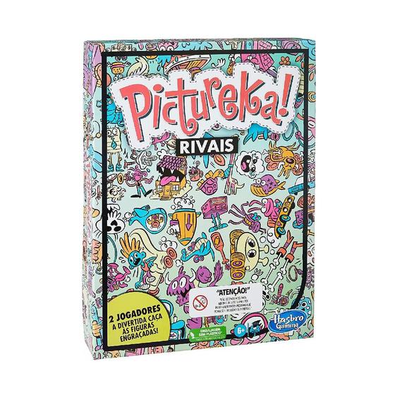 Jogo de Tabuleiro Pictureka Rivais Hasbro Gaming F5253 - Jogos de ...