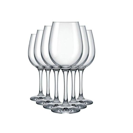 Jogo De Taças Barone Vinho Nadir 385Ml - 12 Peças - Incolor - Nadir ...