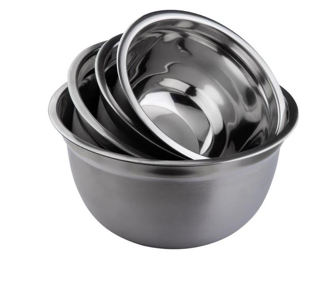 Jogo De Tigelas Funda Em Inox Escovado 4 Peças Gp Inox - Tigela ...