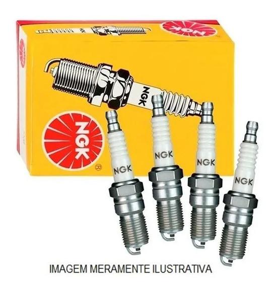 Jogo de vela de ignicao ngk fiat grand siena idea palio punto strada 1.6 1.8 16v e-torq - Vela ...