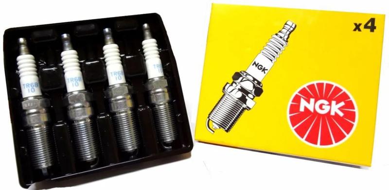 Jogo de Velas de Ignição 4 Unidades TR6B-10 - NGK - Vela de Ignição ...