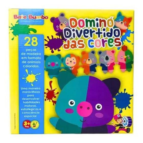 Jogo Educativo Dominó Divertido das Cores: Diversão e aprendizado em ...