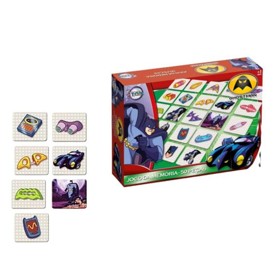 Jogo Educativo Infantil Memória Ghostman 50 Peças Envio Já - Brinquedos ...