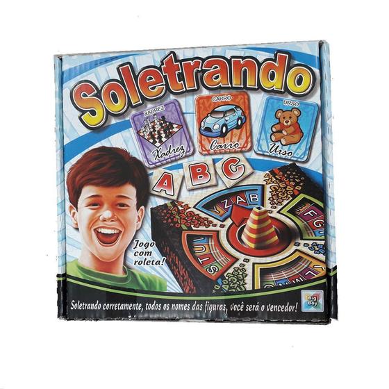 Jogo Educativo Soletrando com Roleta Pedagógico Cartas - Big Boy - Livros de Autoajuda ...