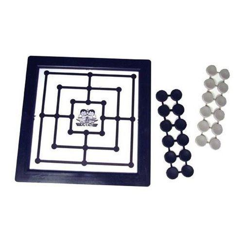 Jogo Estratégia 2 Em 1 Dama E Trilha Tabuleiro Grande 32x32 - Dutati ...