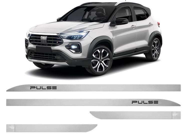 Jogo Friso Lateral Porta Slim Select Fiat Pulse Prata Bari - Sean Car - Frisos e Borrachões ...