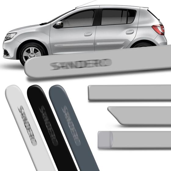 Jogo Friso Lateral Sandero 2015 2016 2017 2018 2019 2020 2021 2022 Cor ...