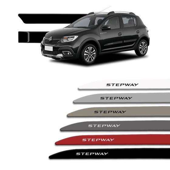 Jogo Friso Lateral Sandero Stepway 2021 a 2024 - ZP Automotive - Frisos ...