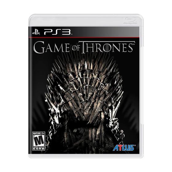 Jogo Game of Thrones - PS3 - Atlus - Outros Games - Magazine Luiza