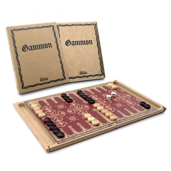 Jogo gammon em madeira - mitra - Jogos de Tabuleiro - Magazine Luiza