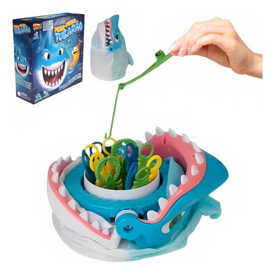 Jogo Infantil Pega Peixe Tubarão- Presente Criança - Zoop Toys - Outros ...