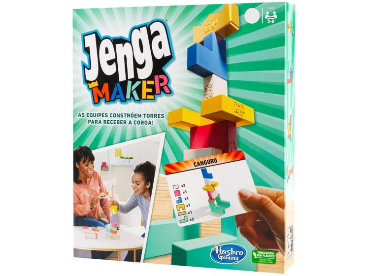 Jogo Jenga Maker Hasbro Gaming - Livros de Arte e Fotografia - Magazine ...