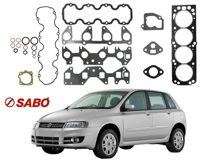 Jogo junta cabeçote sabó fiat stilo 1.8 8v 2003 a 2011 - SABO ...