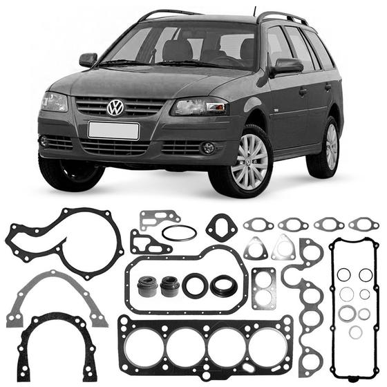 Jogo Junta Motor Gol G3 G4 Parati Saveiro 2003 a 2012 Completo Sabó ...