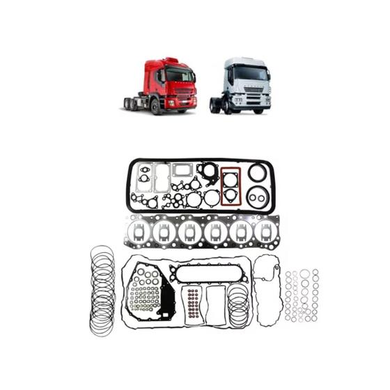 Jogo juntas motor completo ( cabecote e retentores valvula ) - stralis ...