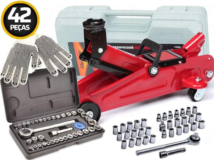 Jogo Macaco Carro 2 Toneladas Jacaré Automotivo Hidráulico - Sparta ...