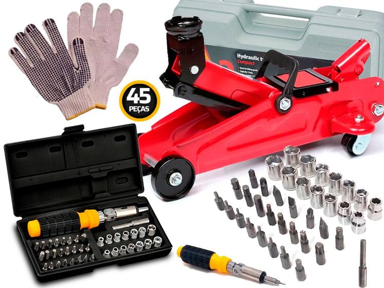 Jogo Macaco Carro 2 Toneladas Jacaré Automotivo Hidráulico - Sparta ...