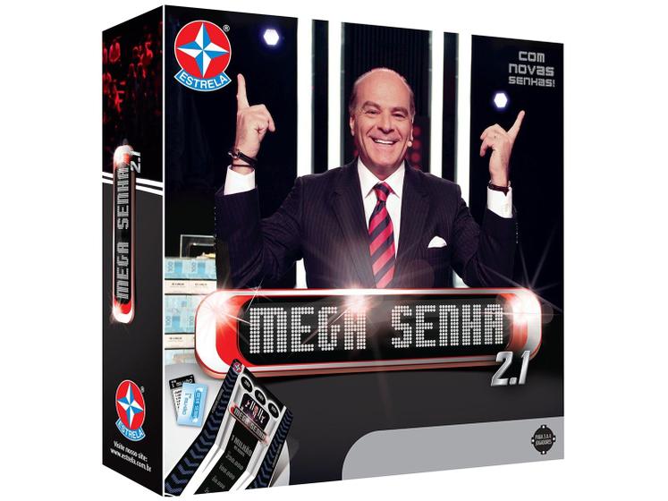 Jogo Mega Senha 2.1 Tabuleiro - Estrela - Jogos de Tabuleiro - Magazine ...
