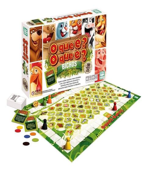 Jogo O Que É O Que É Bichos Lince Animais Nig Nig Brinquedos