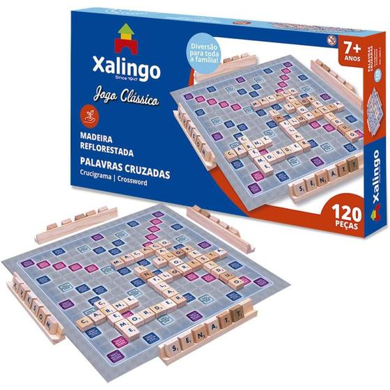 Jogo Palavras Cruzadas Tabuleiro - Xalingo - Xalingo - Livros de ...
