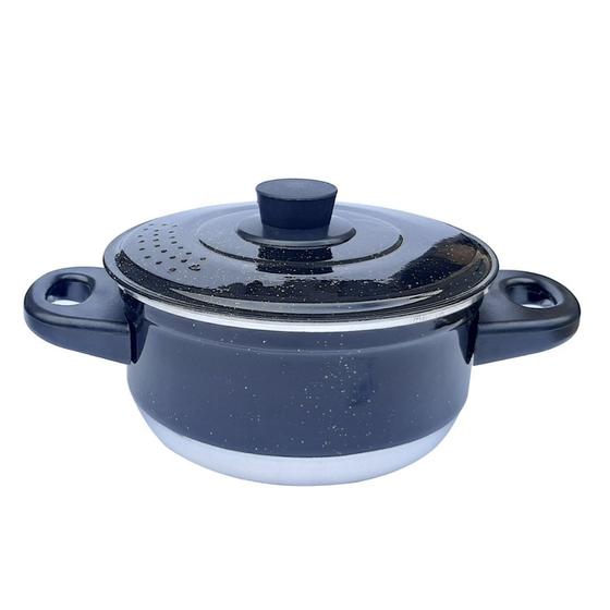 Jogo Panela Aluminio Colorido Preto 5 Peças - TENESIN - Jogo de Panelas ...