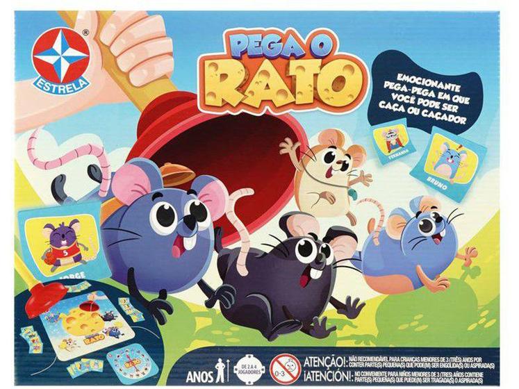 Jogo Pega o Rato Tabuleiro Estrela - Jogos de Tabuleiro - Magazine Luiza