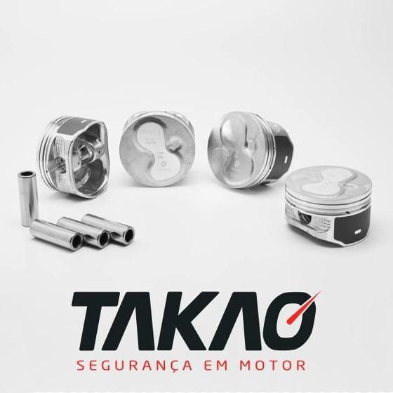 Jogo Pistão 0.50 Takao Ecosport Fiesta Ka Focus 1.6 8v Zetec Rocam ...