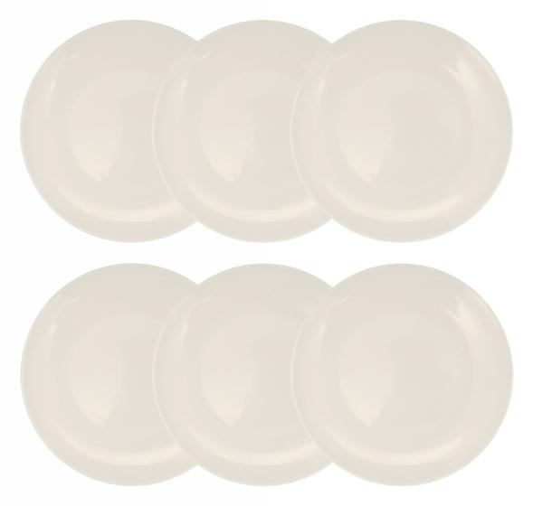 Jogo Prato de Refeição Melamine Plaza Premium 25cm 6 Unidades - Yangzi ...