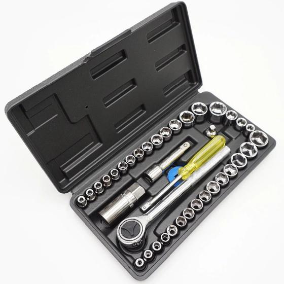 Jogo Profissional De Chave De Torque 40 Peças - Luatek - Jogo de Chave ...