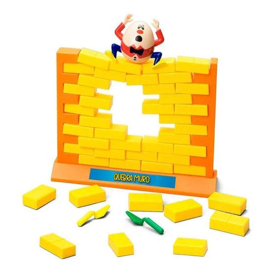 Jogo Quebra Muro Não Deixe O Boneco Cair - Ark Brasil - Ark Toys - No ...
