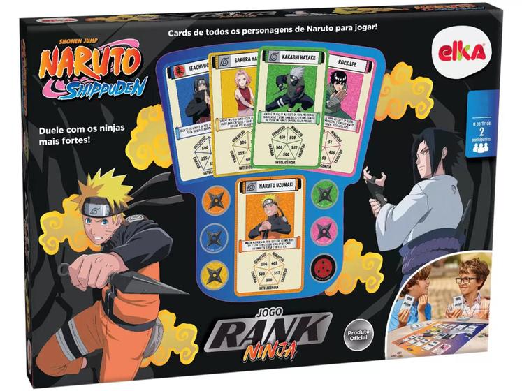 Jogo Rank Ninja Naruto Shippuden de Tabuleiro Elka (7670) - Jogos de ...